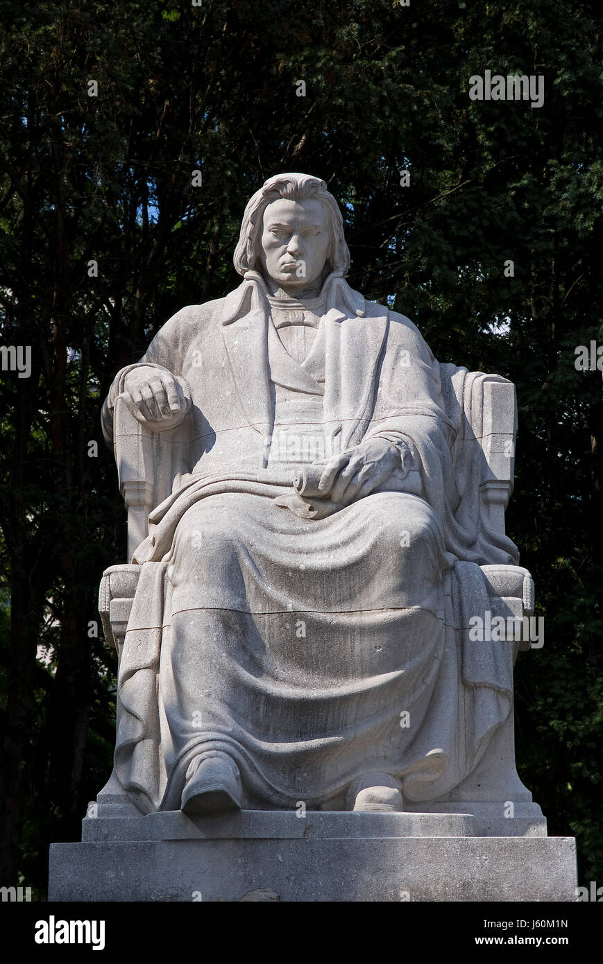 Statue ludwig van beethoven portrait hi-res stock photography and ...