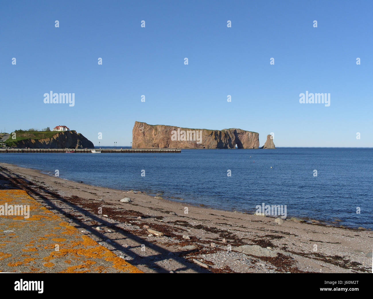 perce rock (roger perce),canada Stock Photo - Alamy