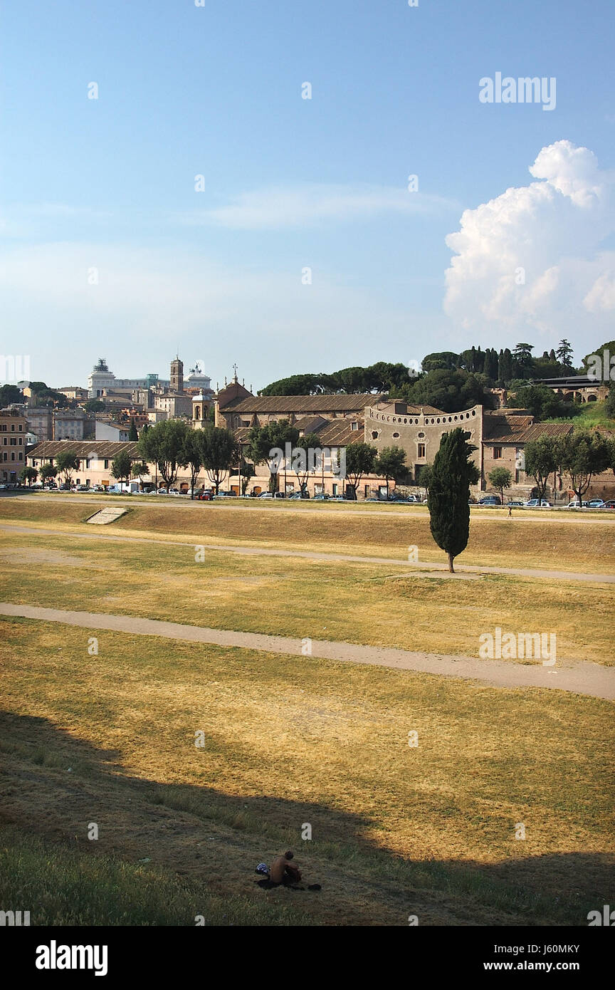 Rome roma sight view outlook perspective vista panorama lookout circus ...