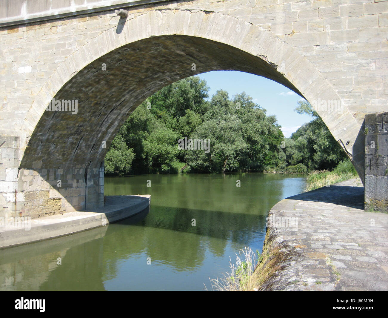 bridge bavaria danube ratisbon germany german federal republic river ...