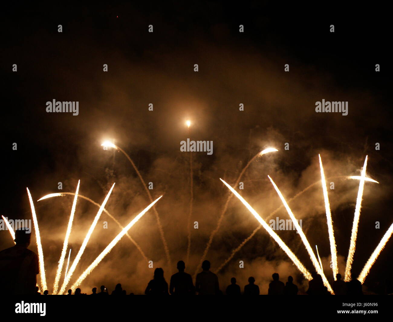 night nighttime firmament sky firework fireworks shaddow shadow night ...