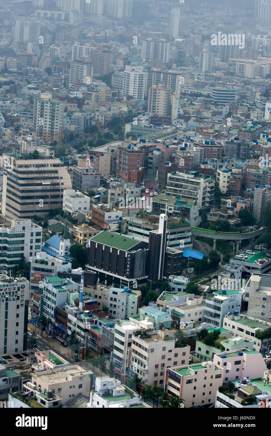 asia fog haze smog city view asia fog haze smog city view busan sdkorea ...