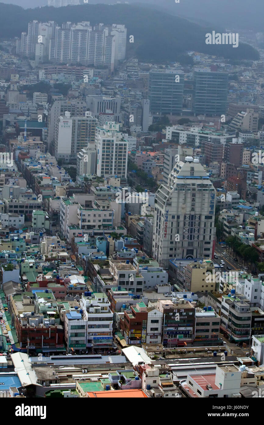 asia fog haze smog city view asia fog haze smog city view busan sdkorea ...