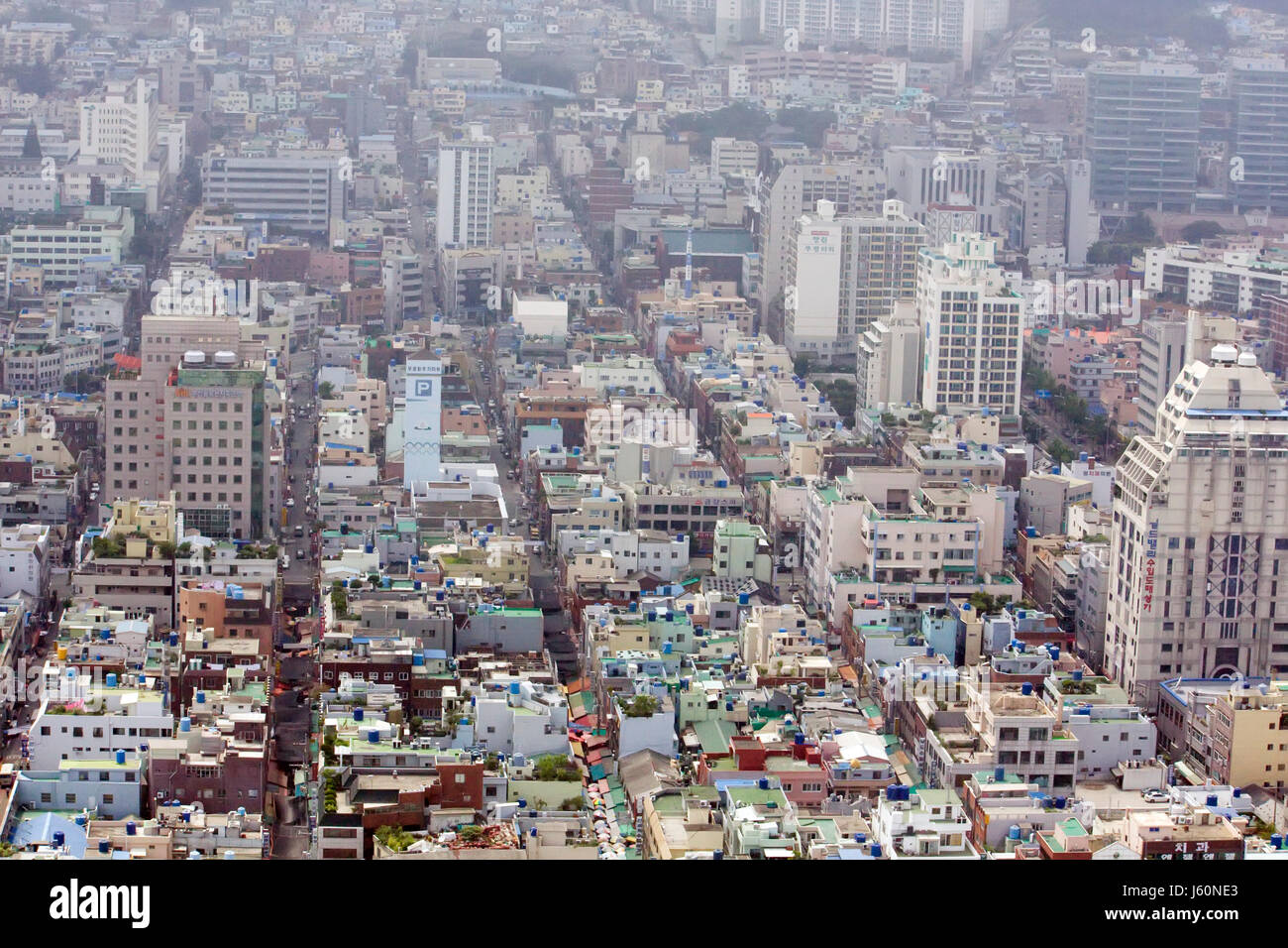 asia fog haze smog city view asia fog haze smog city view busan sdkorea ...