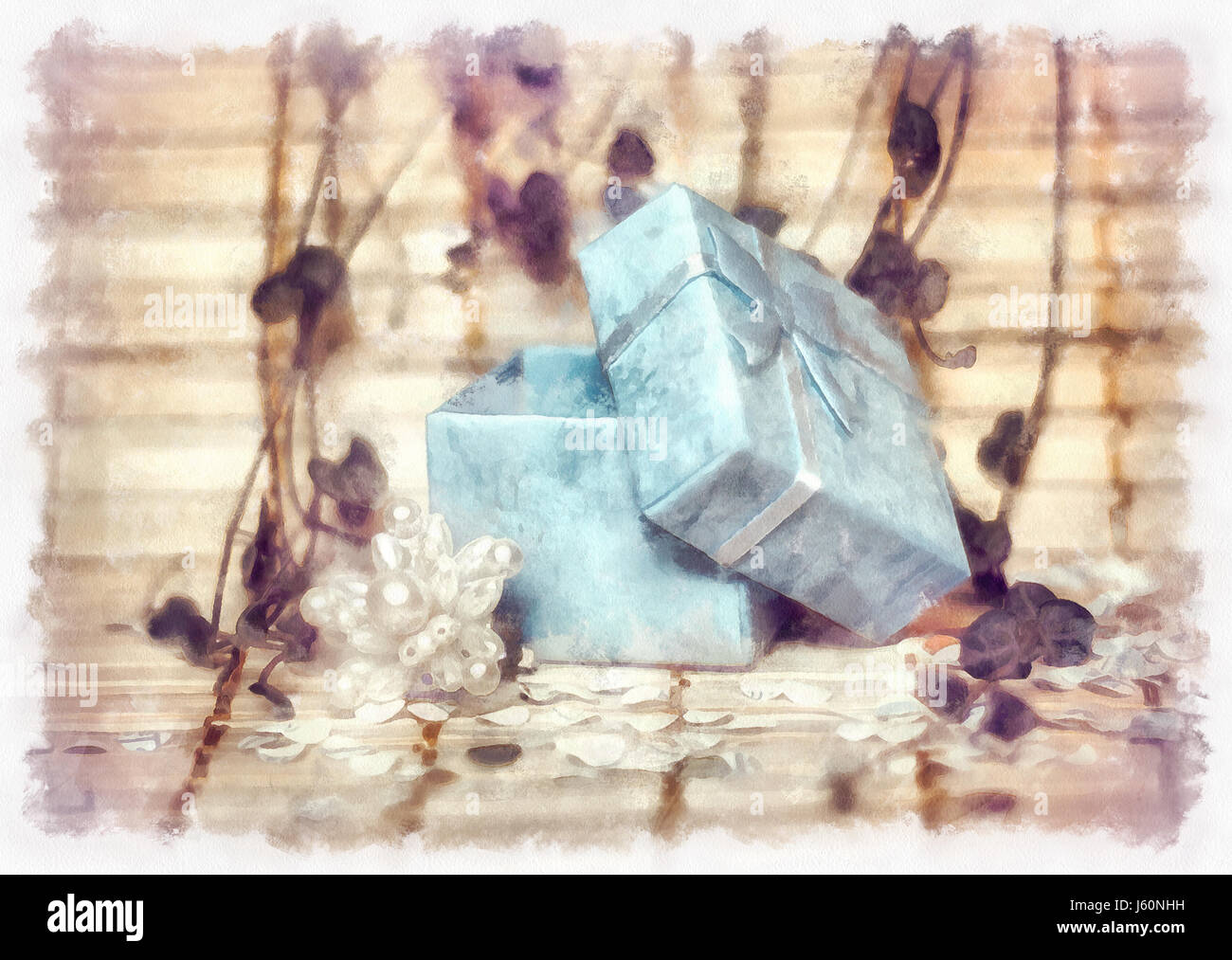 Magic gift box Stock Photo - Alamy