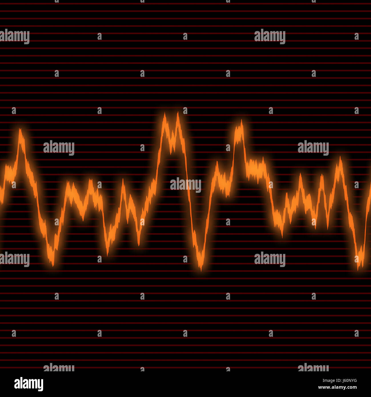 health sound waves audio heartbeat backdrop background orange disco ...