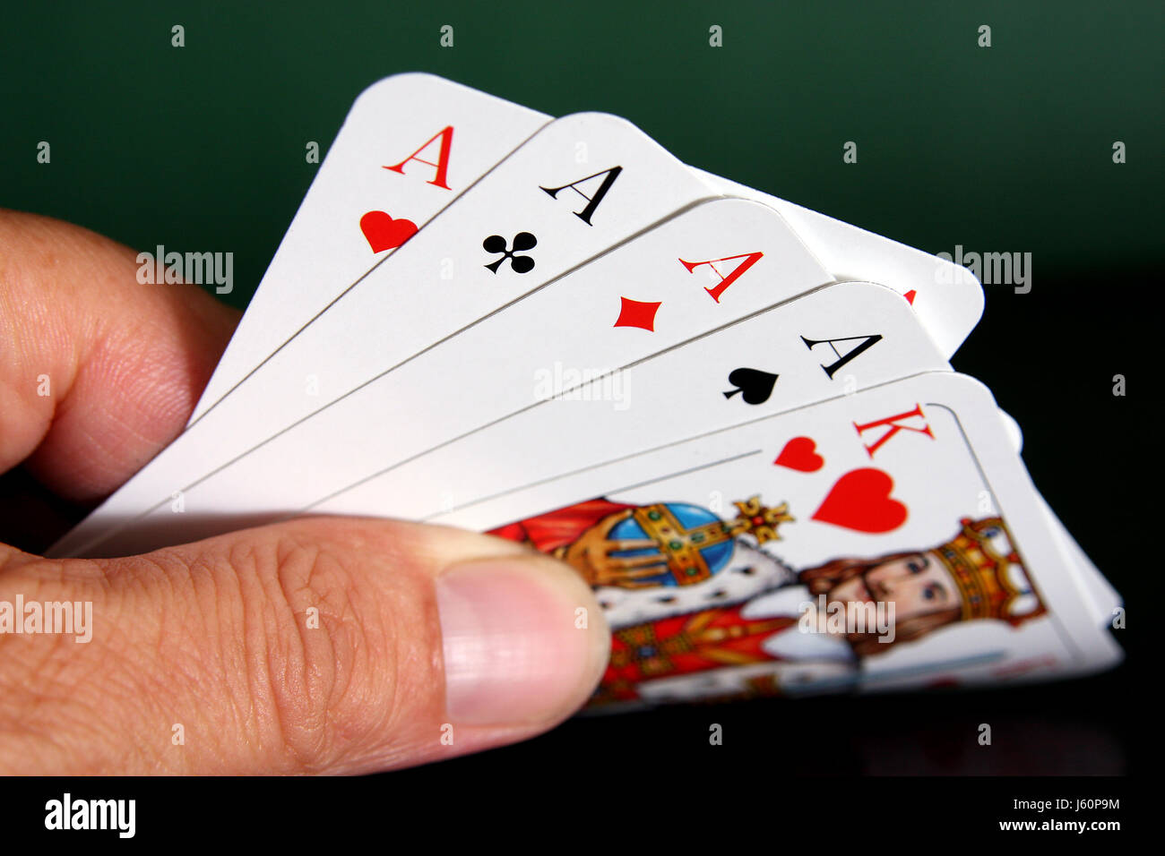 hand pack of cards paying-cards aces cards thumbs thumb hand playing ...