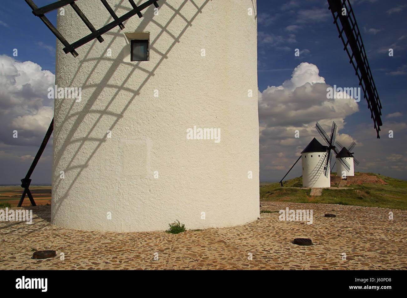 alcazar windmill 13 Stock Photo - Alamy