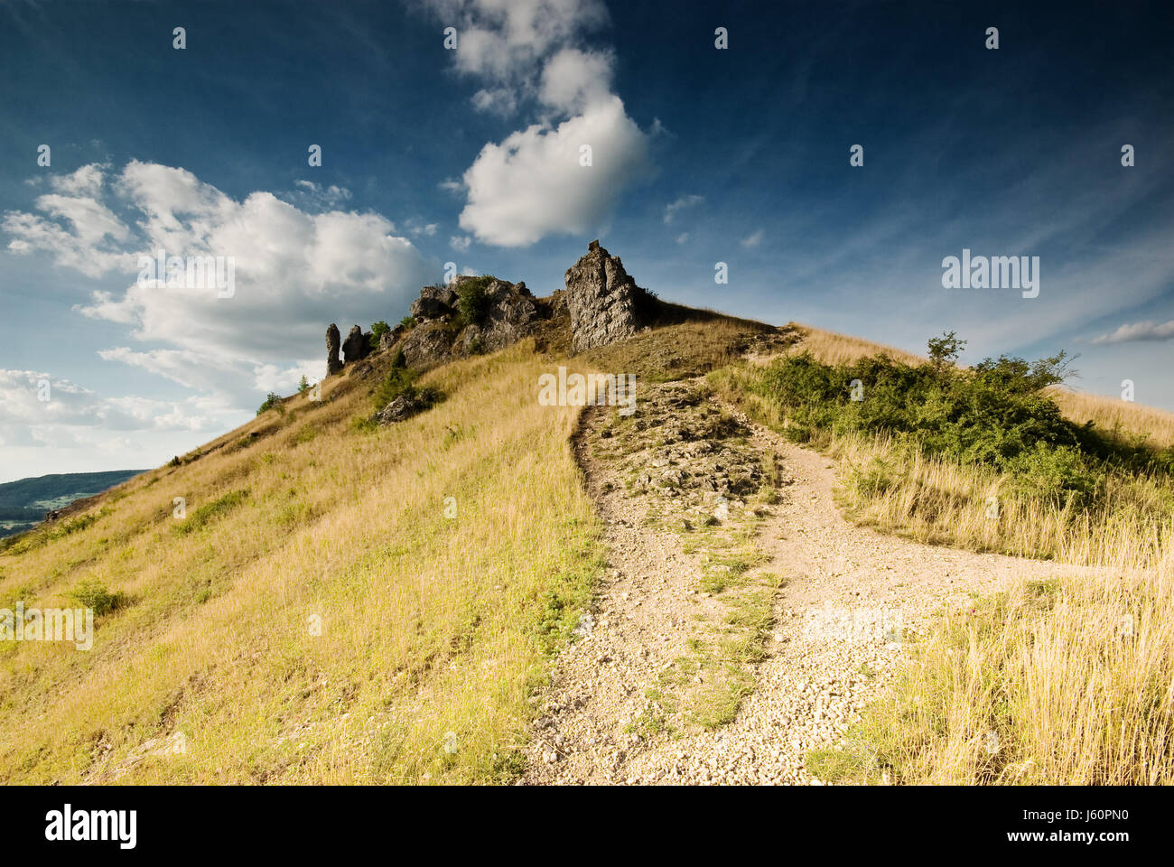 cloud summit switzerland rock climax peak path way mountain blue cloud ...