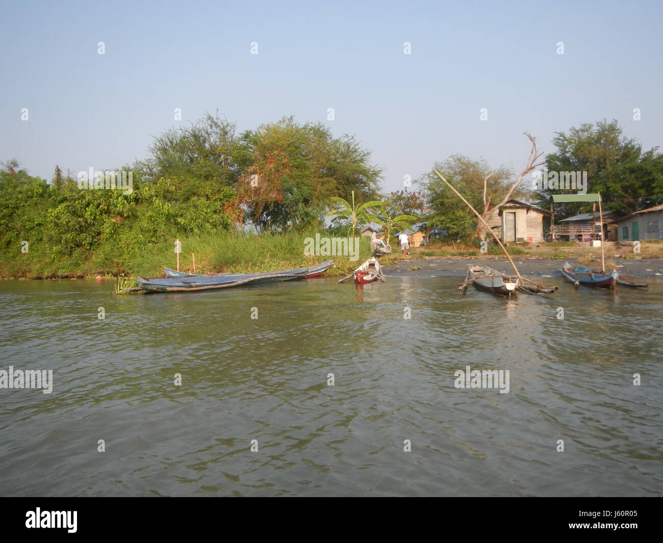 The Masantol district in Pampanga, Philippines, is situated along the ...