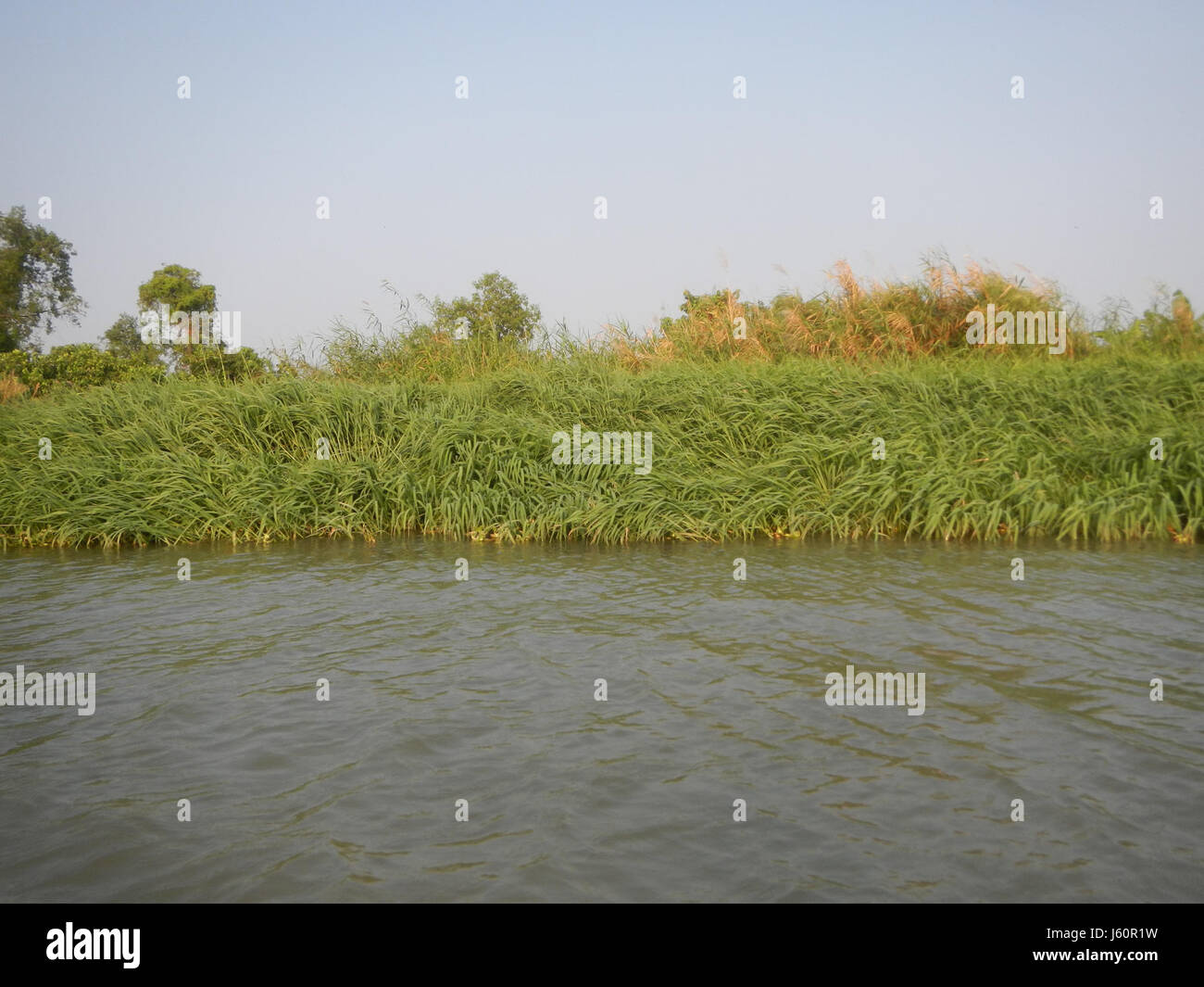 02498 Masantol Pampanga River Districts villages Riverbanks 01 Stock ...