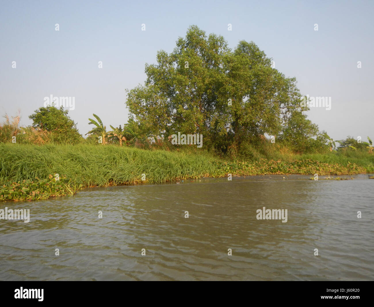 02498 Masantol Pampanga River Districts villages Riverbanks 04 Stock ...