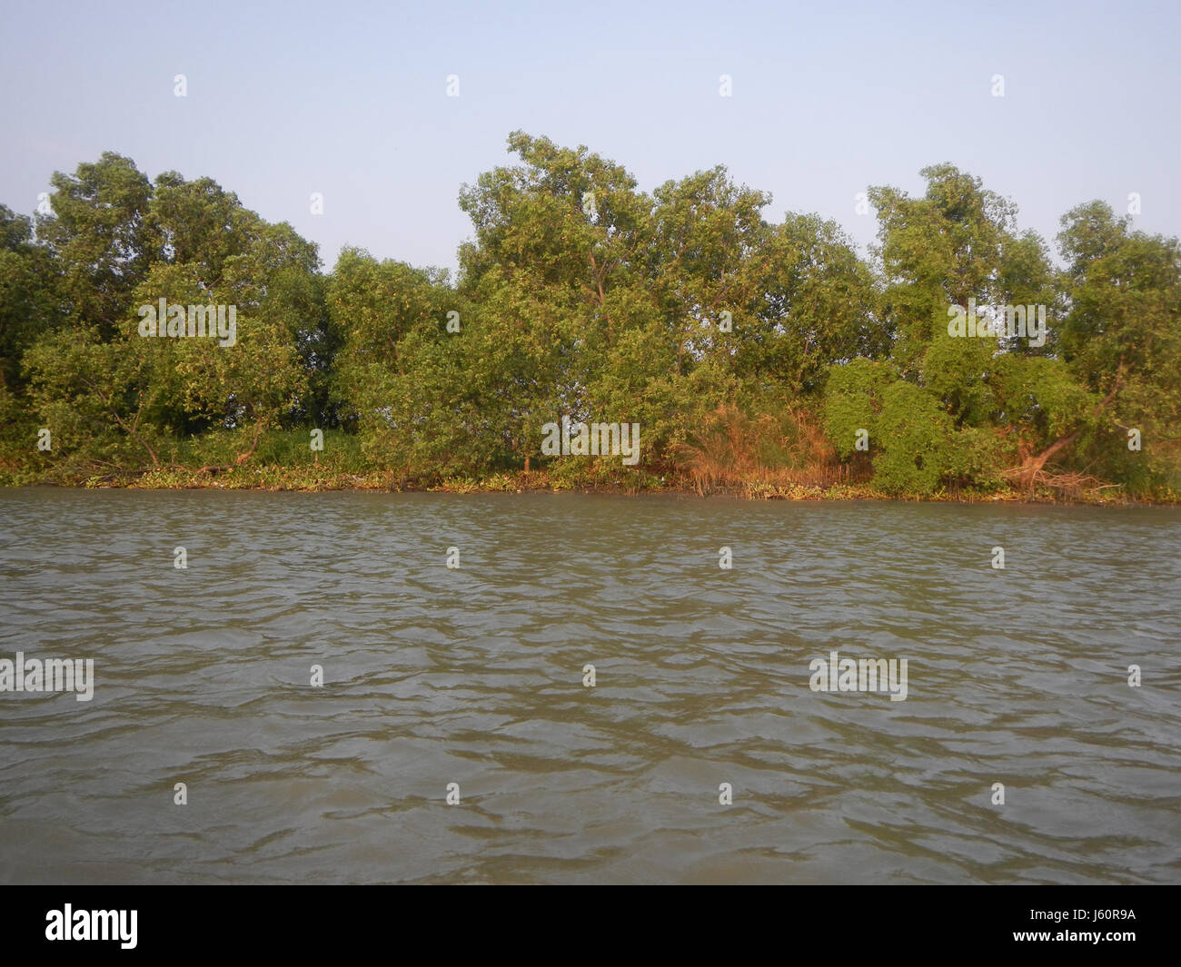02698 Masantol Pampanga River Districts villages Riverbanks 01 Stock ...