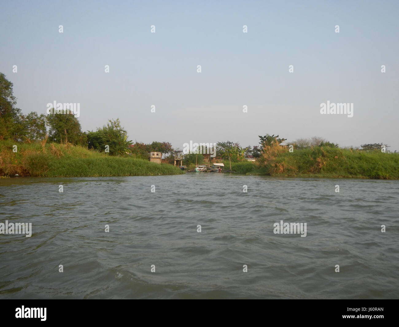 02698 Masantol Pampanga River Districts villages Riverbanks 35 Stock ...
