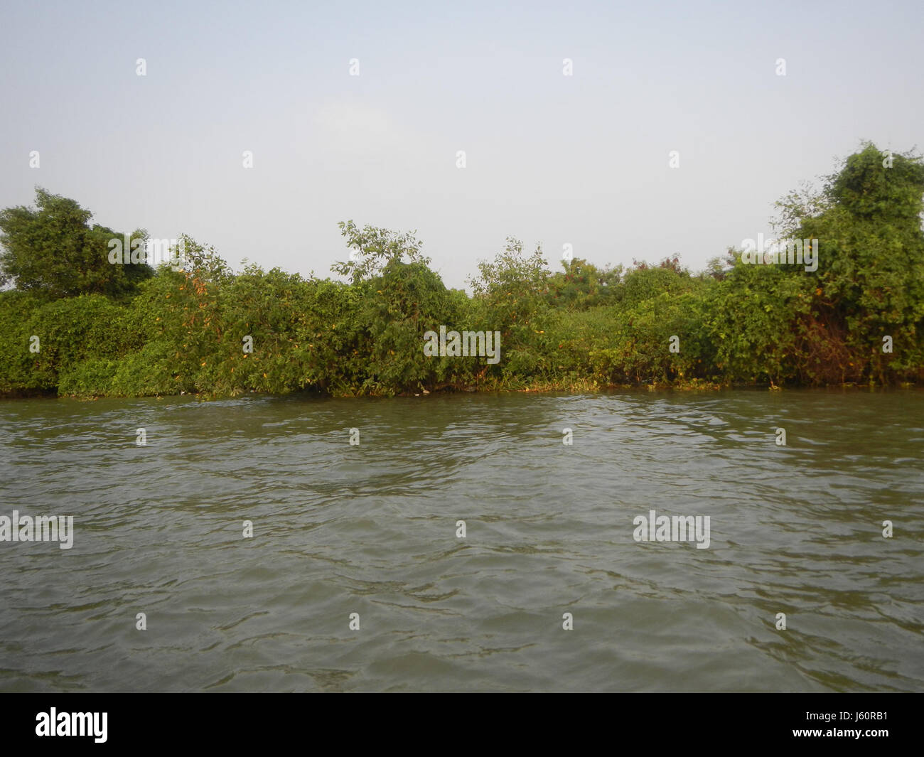This map or document depicts the river districts and villages along the ...