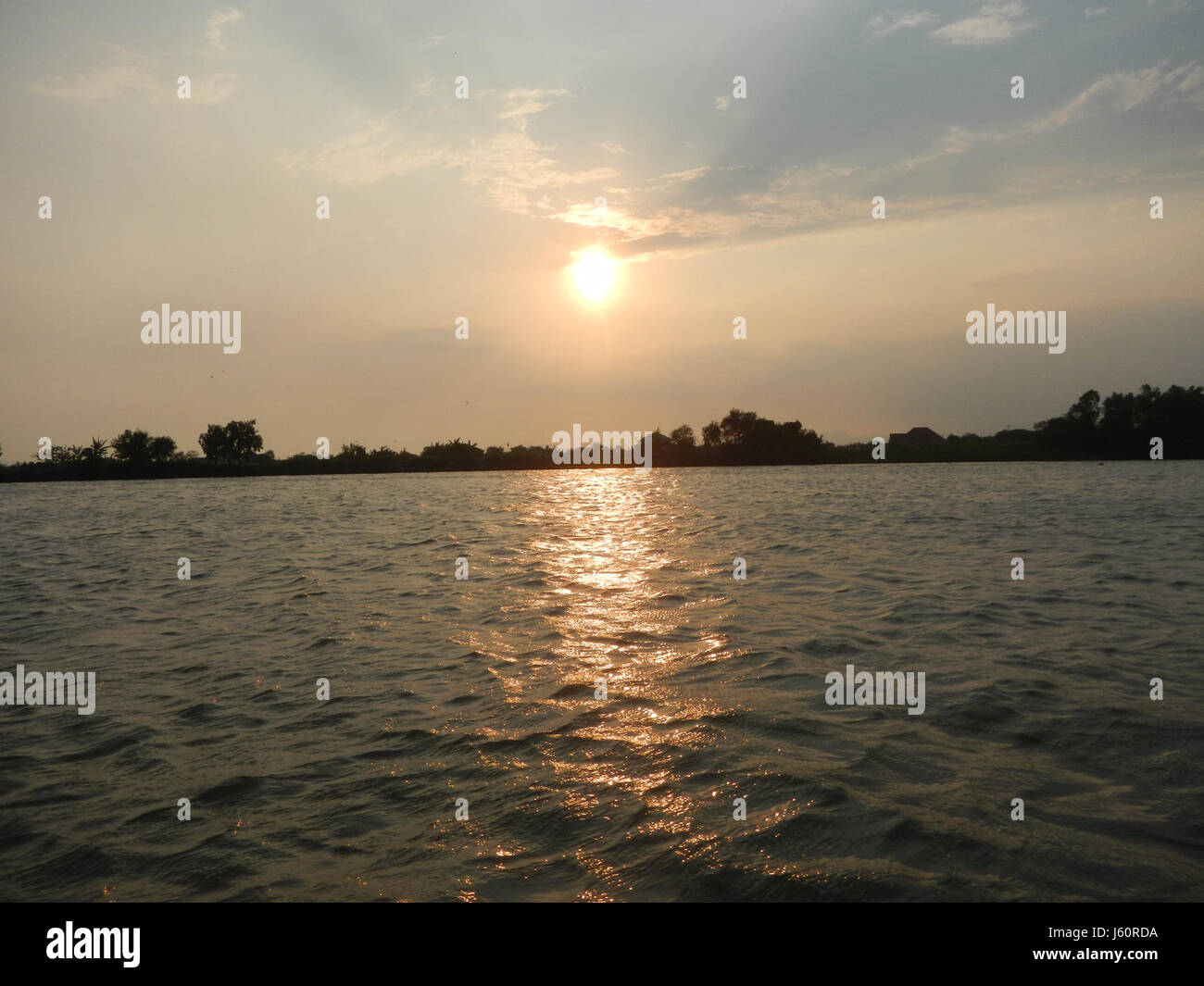 02998 Masantol Pampanga River Districts villages Riverbanks 18 Stock ...