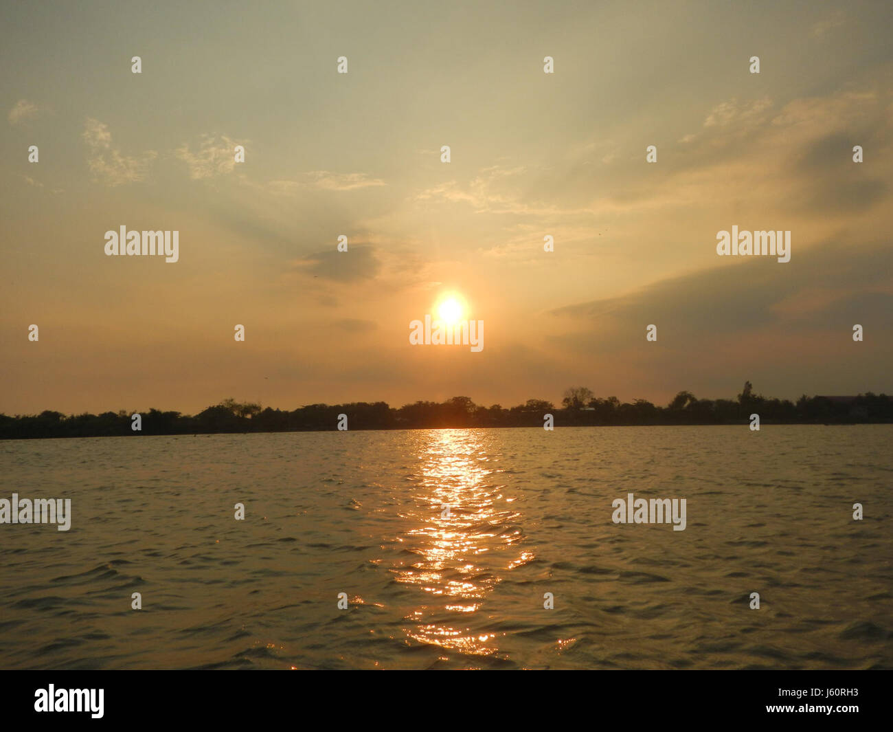 This image captures the river districts and villages along the ...