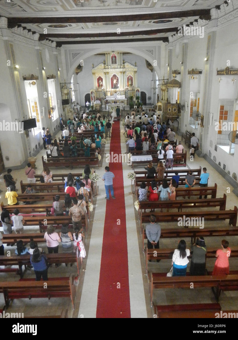 03073 Weddings at the Santiago Apostol Church Plaridel 2017 47 Stock ...