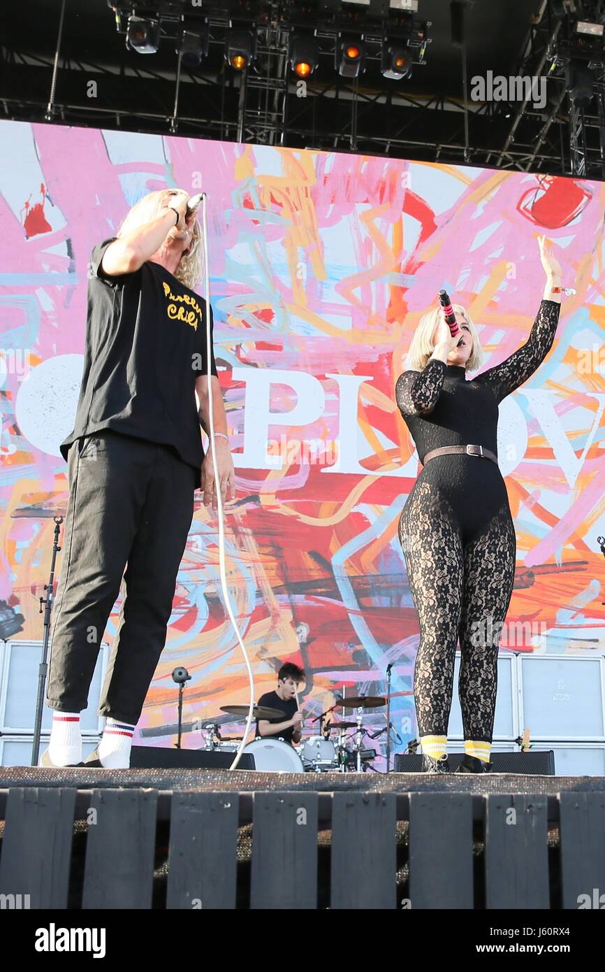 Grouplove seen performing at Coachella Weekend 1 Day 3 Featuring ...