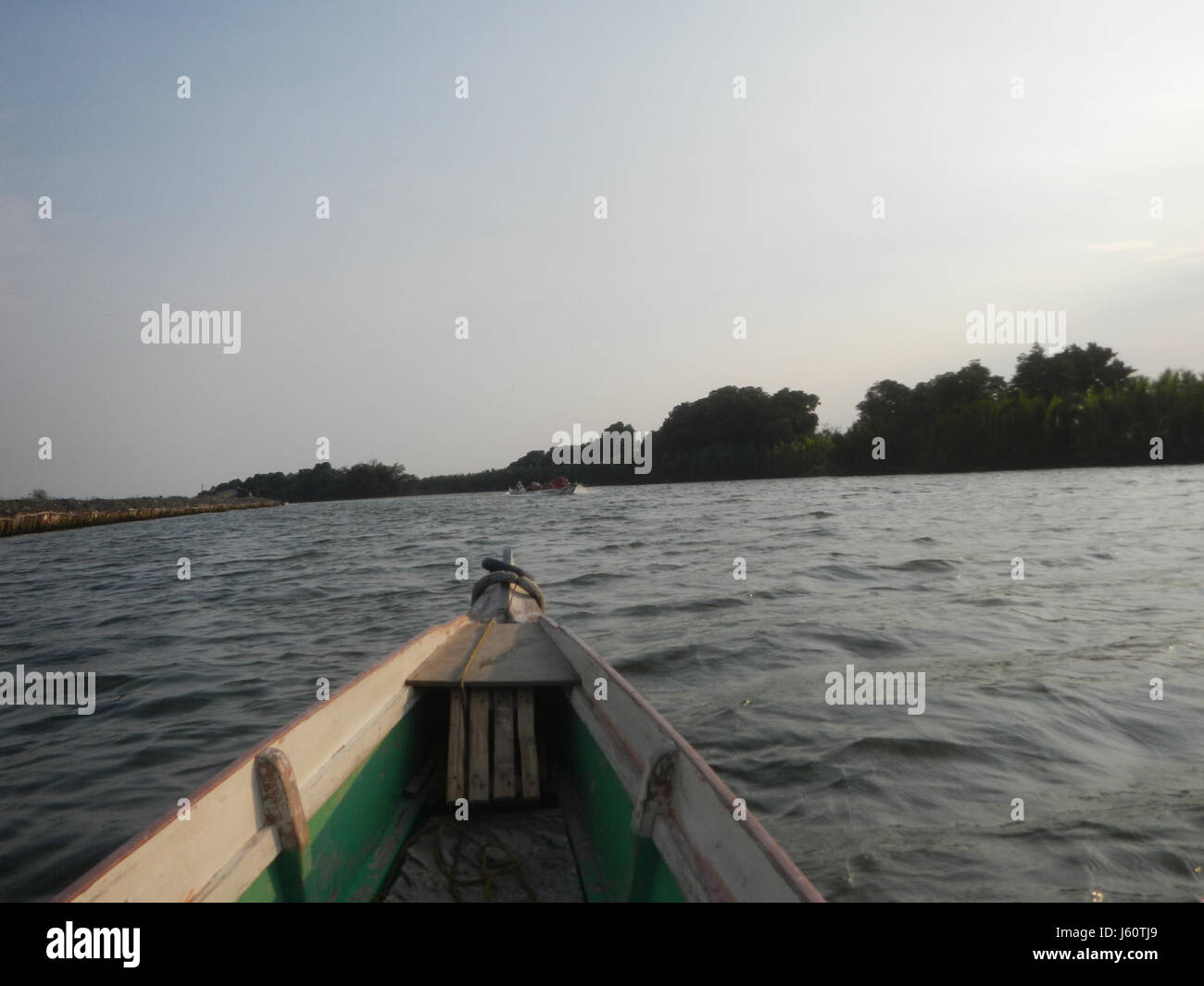 The scene shows river banks along Panasahan in Malolos, San Jose, and ...