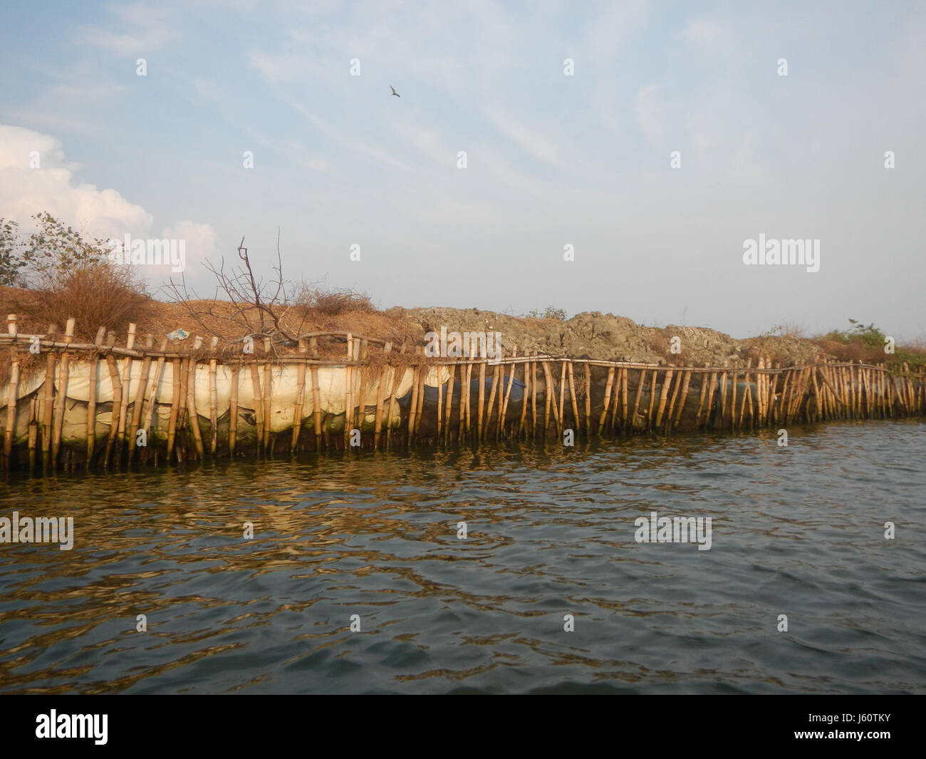 The riverbanks of Panasahan in Malolos City, Bulacan, are depicted in ...