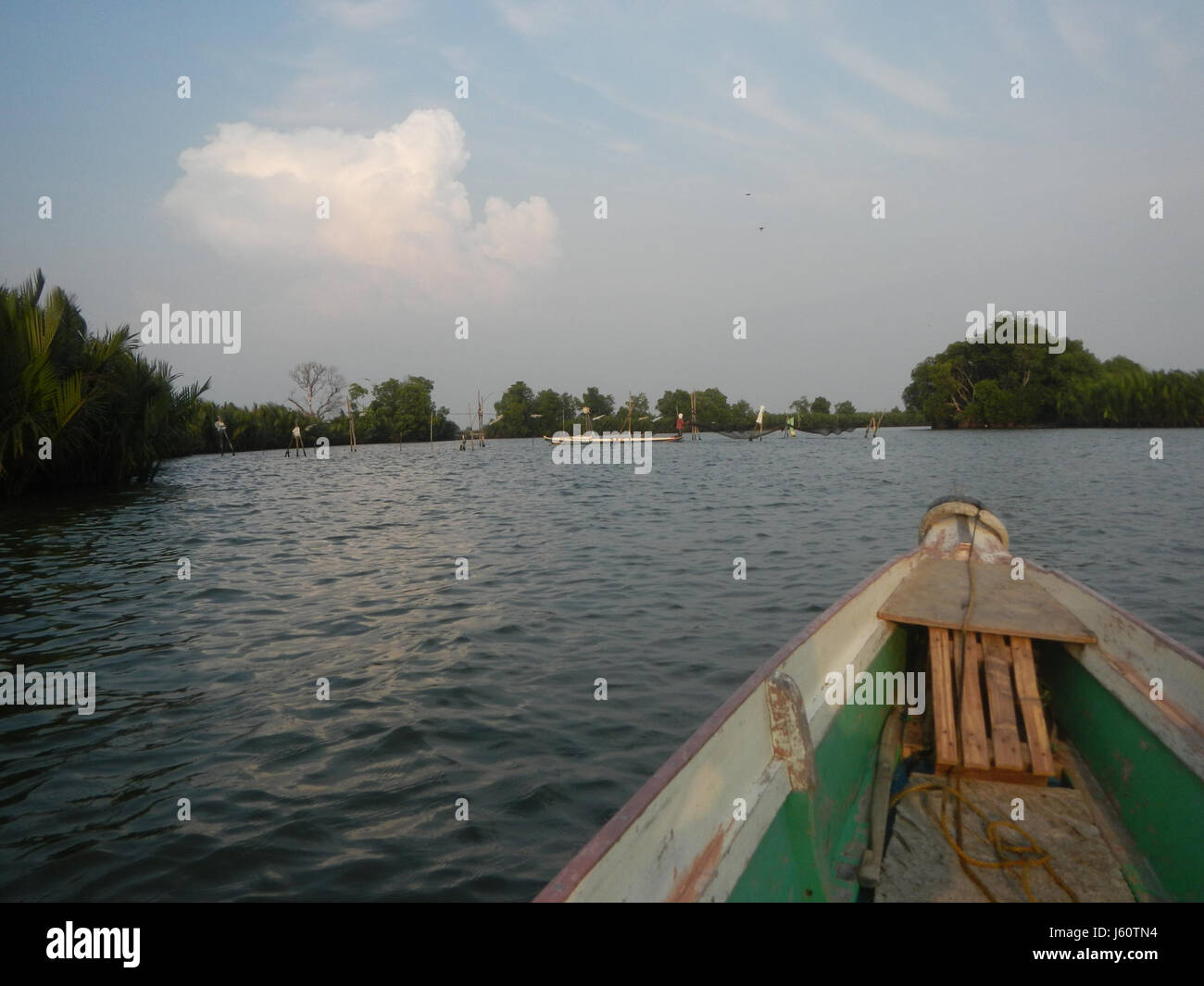 This image shows the river banks of Panasahan in Malolos City, Bulacan ...