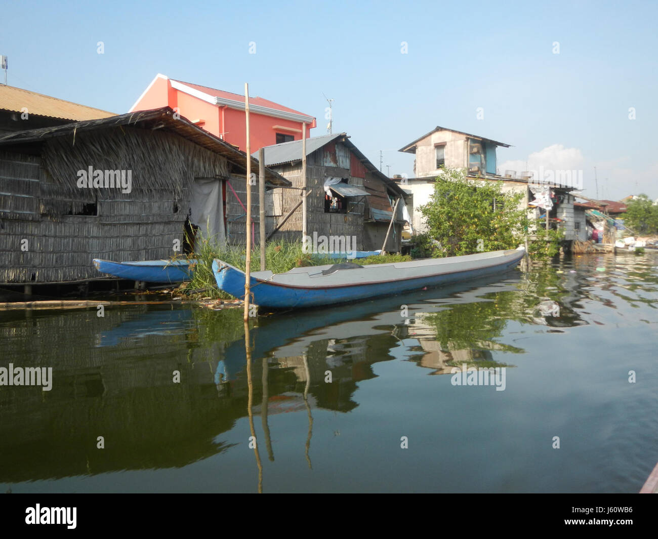 Map showing the Malolos River districts—Atlag, Panasahan, and Calero—in ...