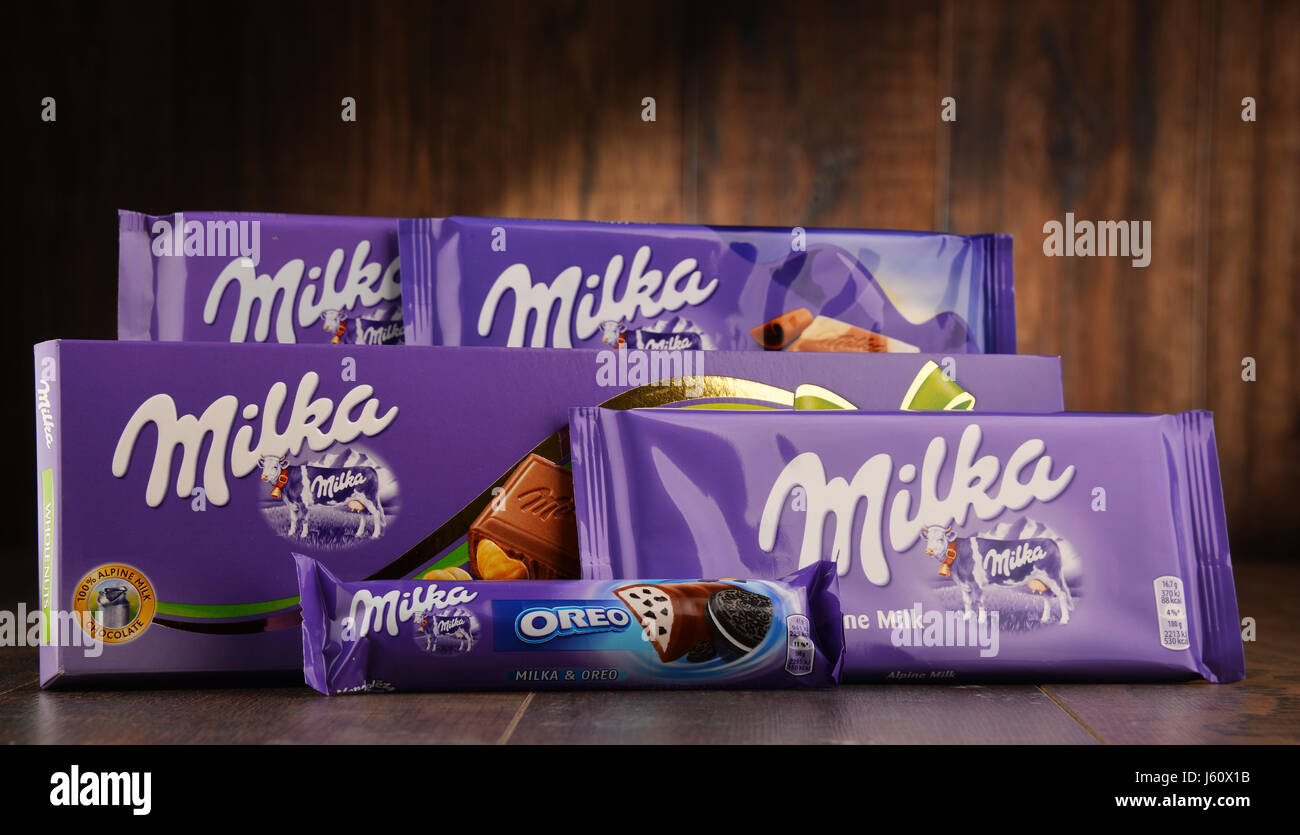 Milka chocolate candy hi-res stock photography and images - Alamy