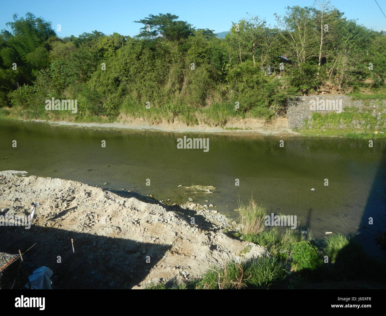 The image shows the construction of slope protection at the Sibul ...