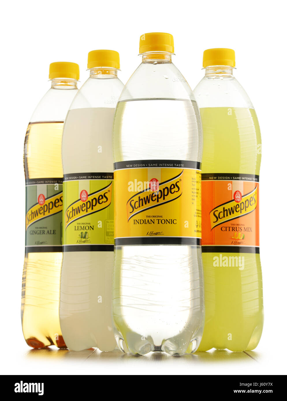 POZNAN, POLAND - OCT 13, 2016: Schweppes Comp. is a beverage ...