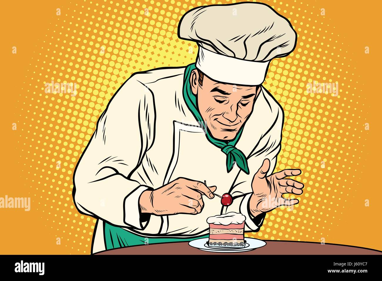 Cake craftsmanship Stock Vector Images - Alamy