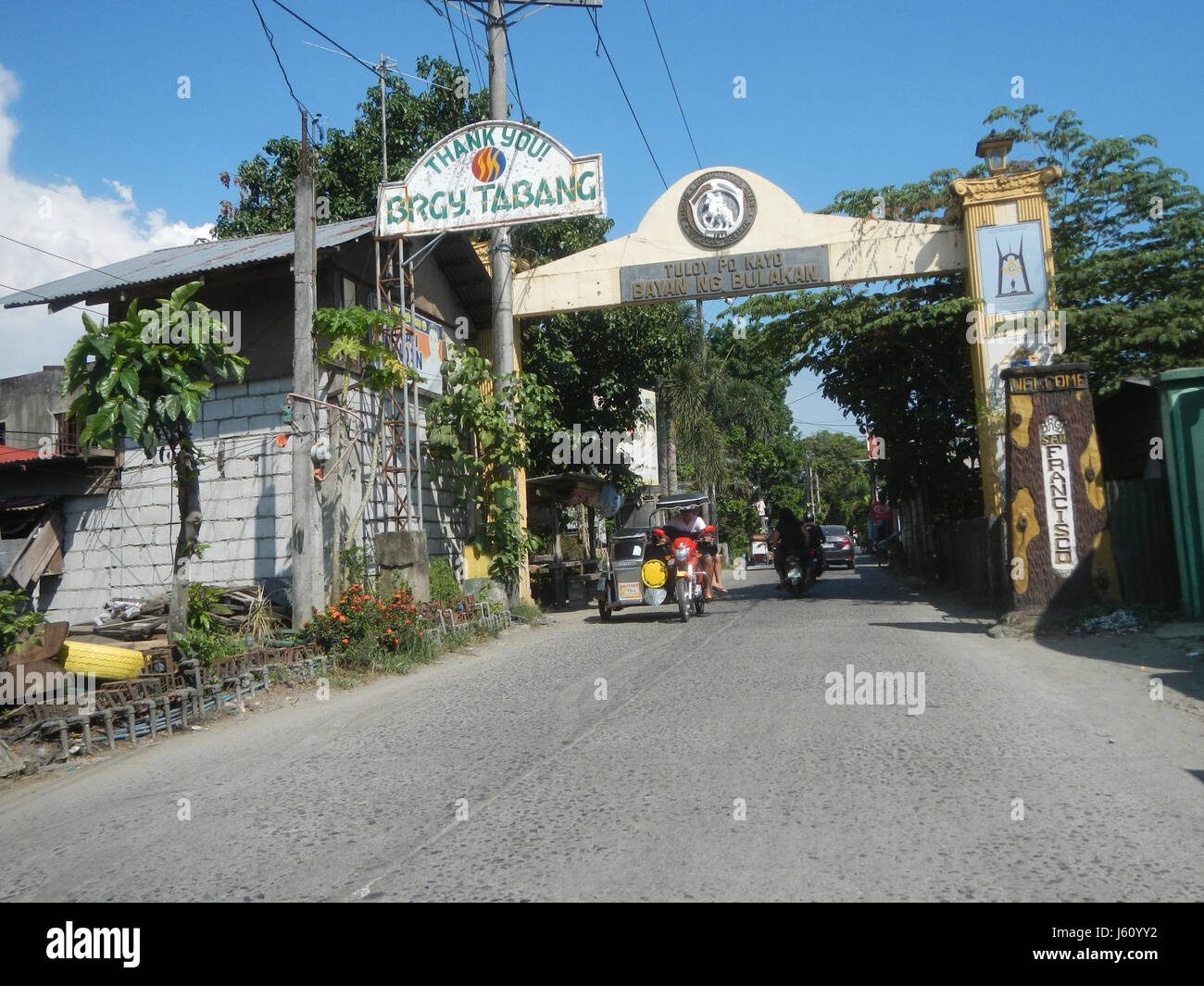 This image shows the area of Tabang, Guiguinto, and San Francisco in ...
