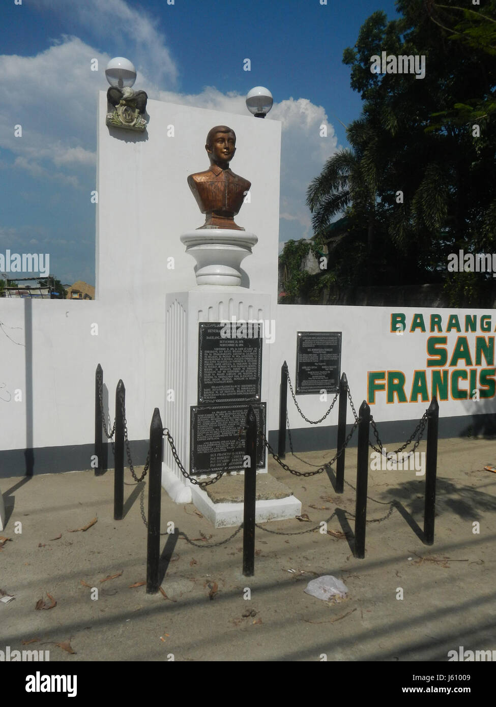 This image captures key roads and landmarks in the Tabang area of ...