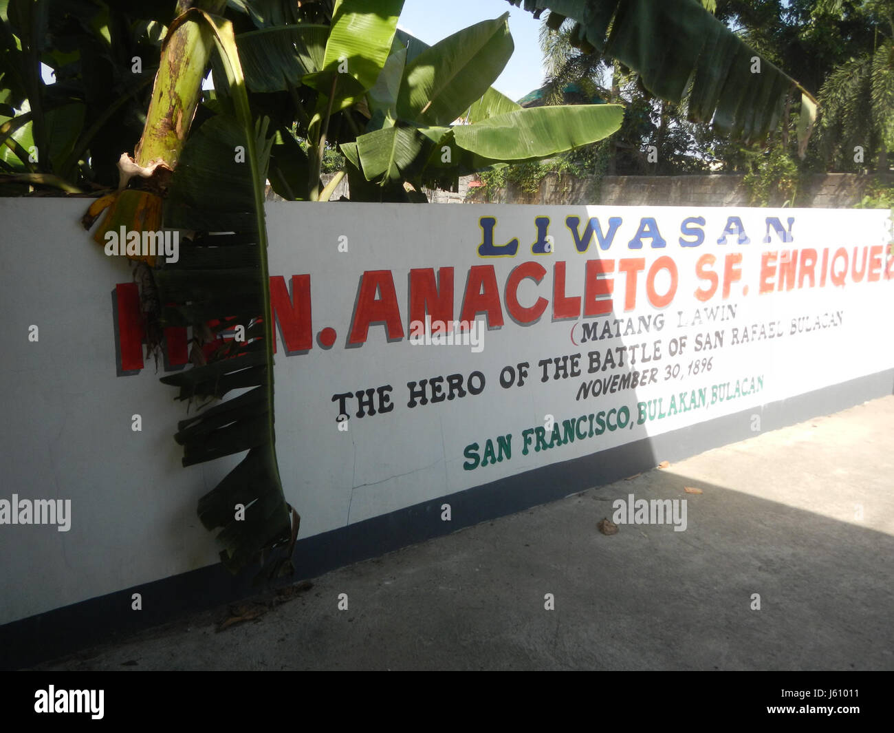 This photograph shows the roads and landmarks of Tabang, Guiguinto, San ...