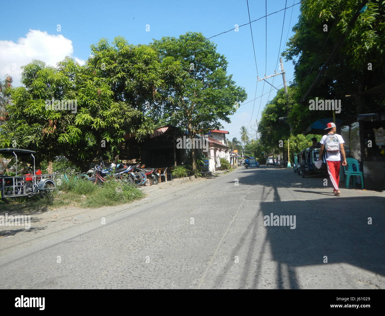 This image highlights the roadways and landmarks around Tabang ...