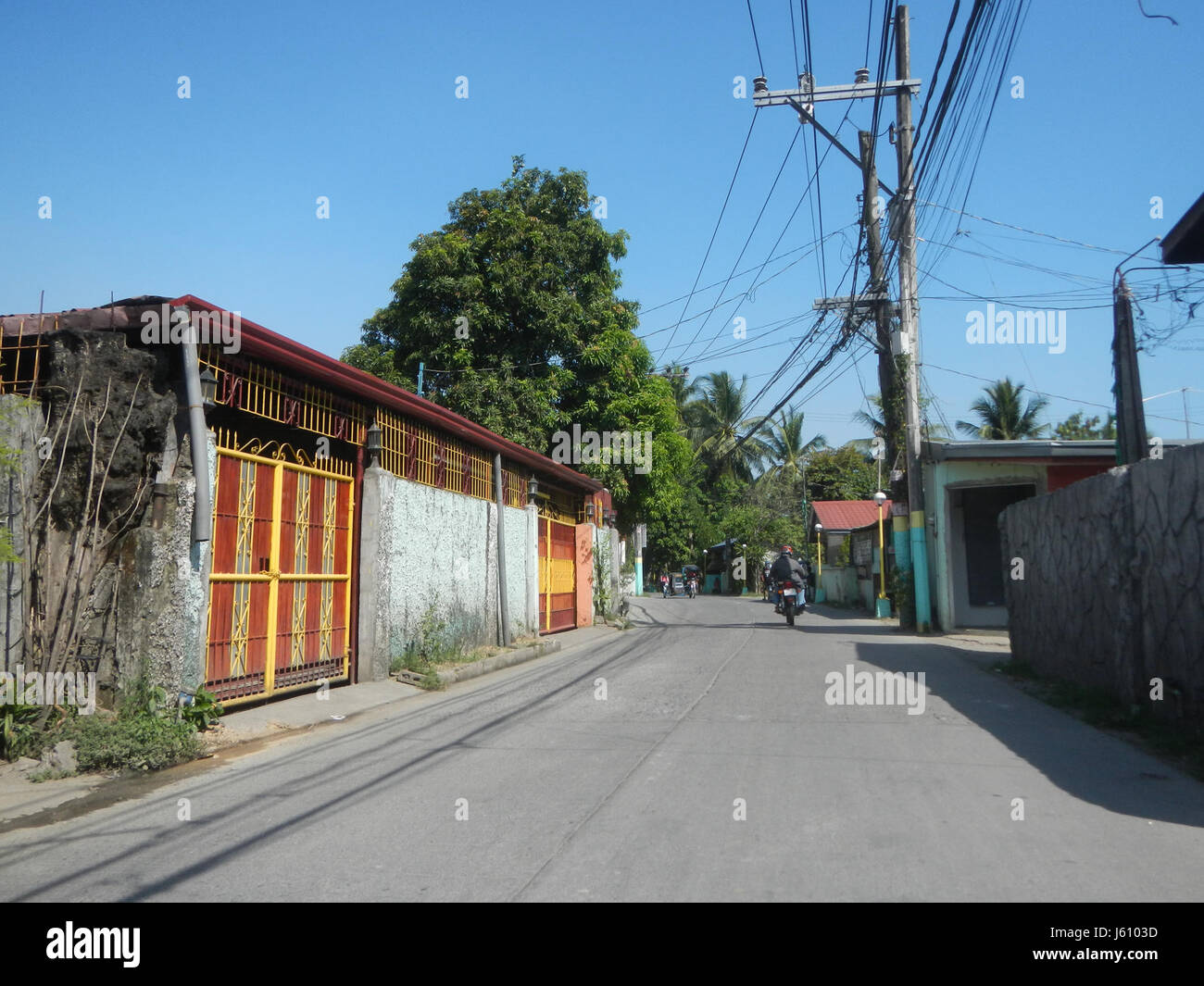 This image shows a view of roads and landmarks in the Tabang area of ...