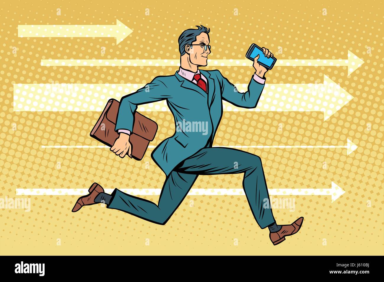 Vintage drawing man running Stock Vector Images - Alamy