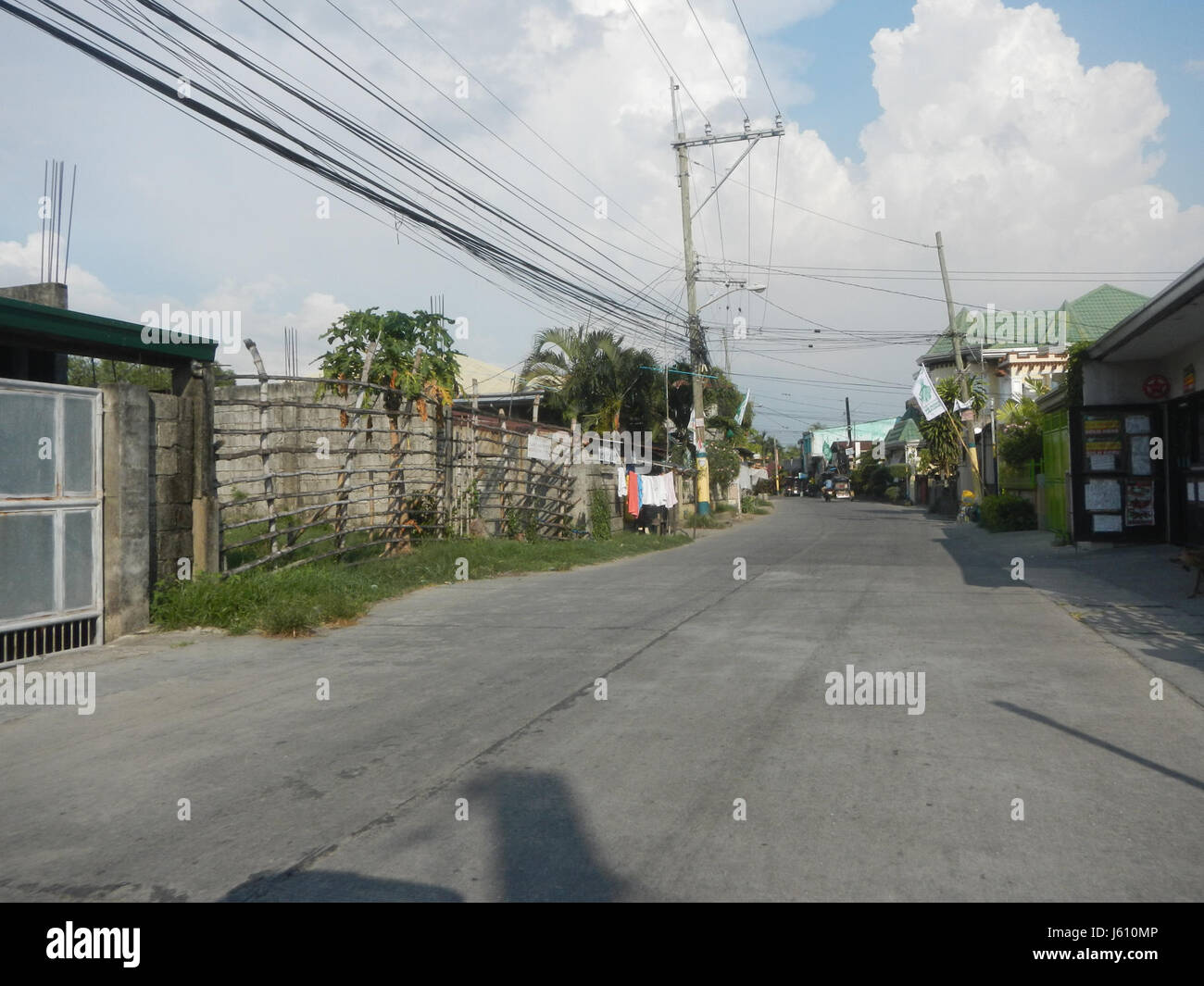 This image depicts roads and villages in Bulakan, Bulacan, Philippines ...