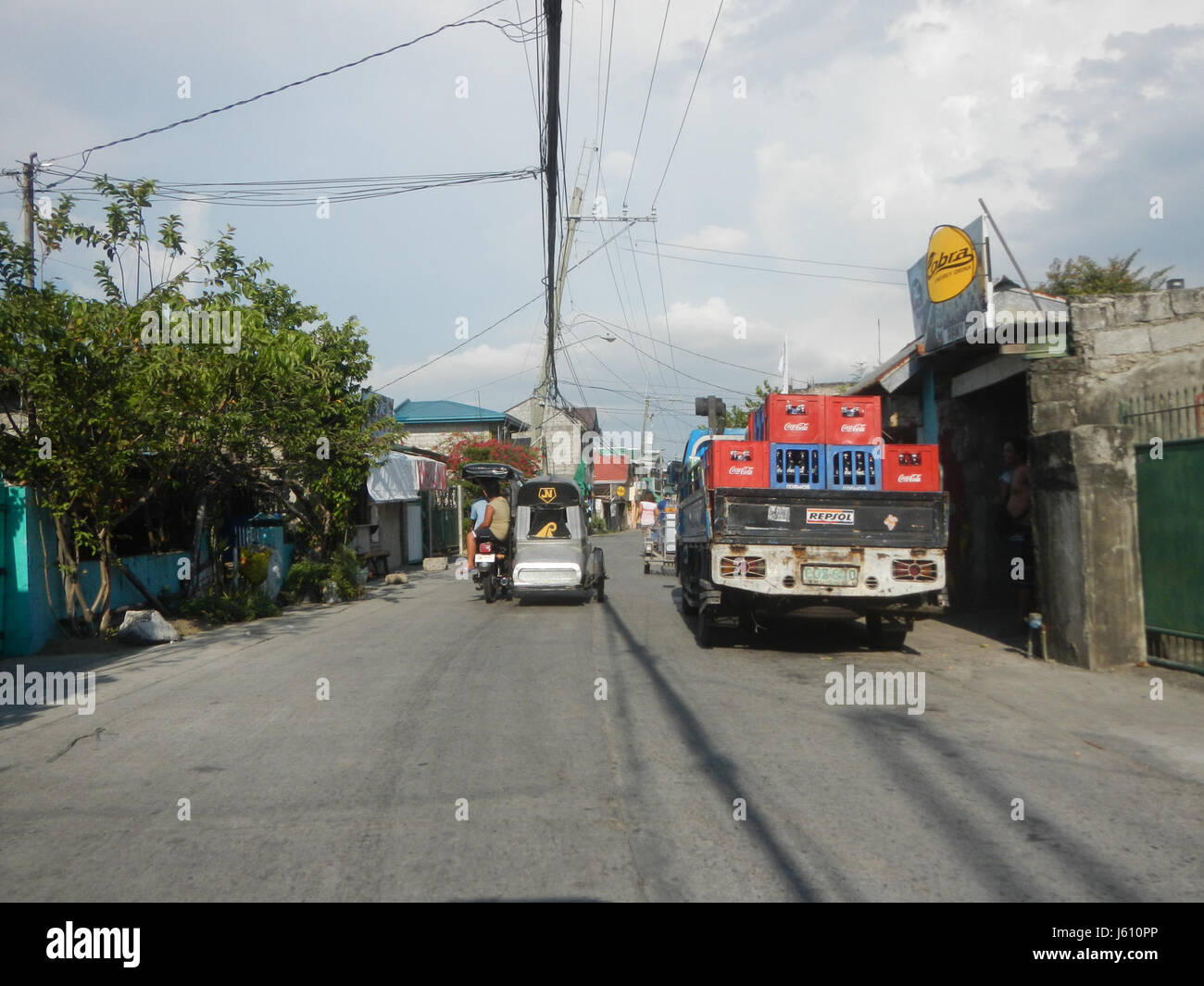 A photo depicting the roads, villages, and landmarks in Bulakan ...