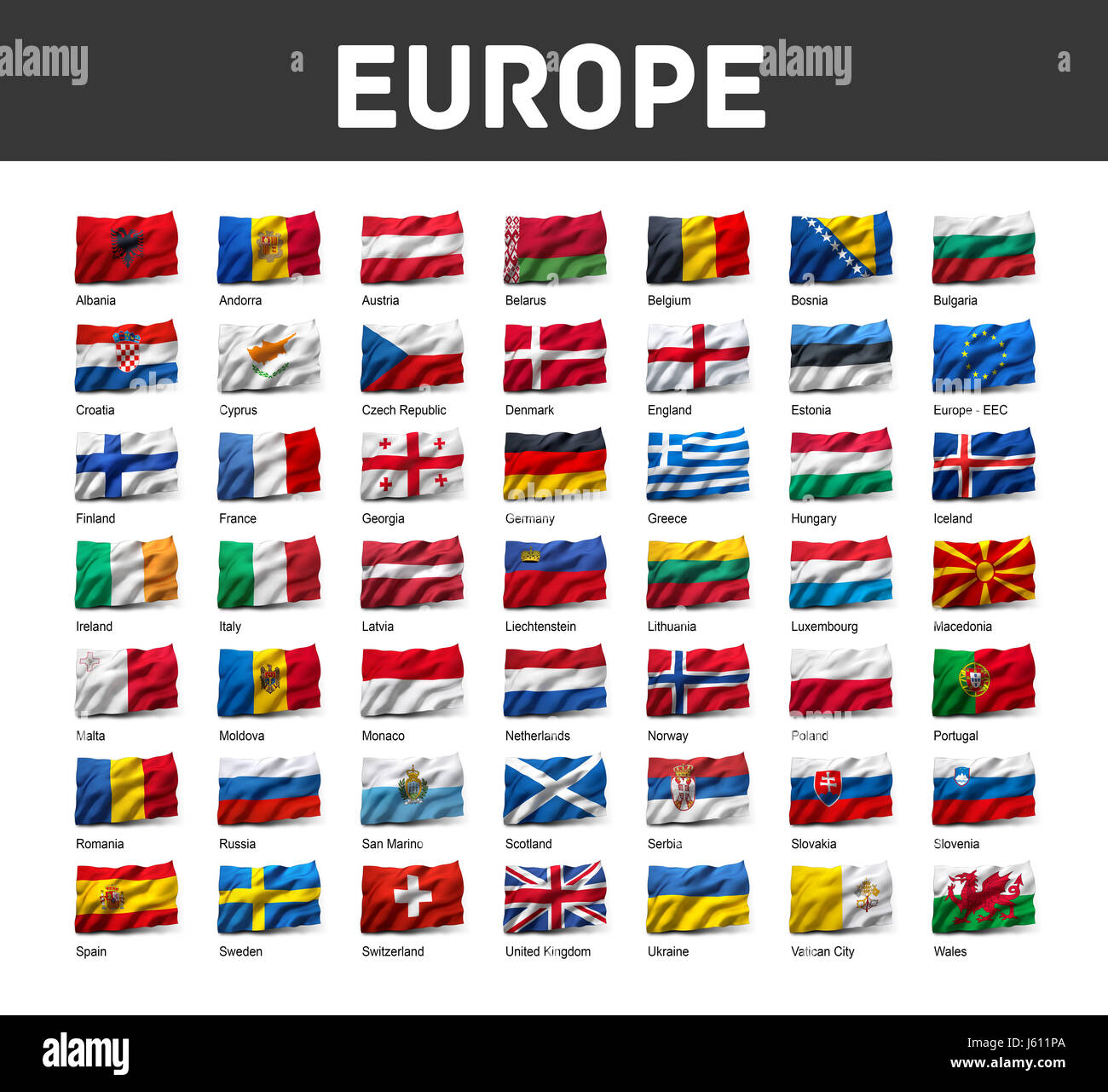 Flags of europe hi-res stock photography and images - Alamy
