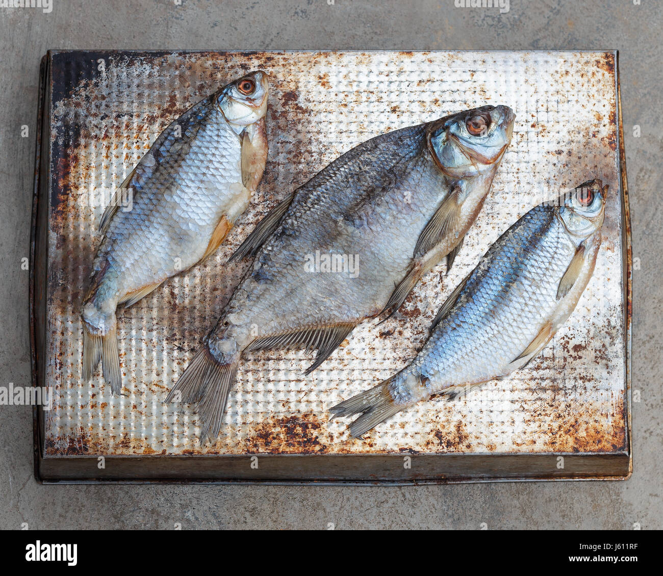 Taranka, Sun Dried Salty River Fish, Classic Beer Snack in Post Soviet ...