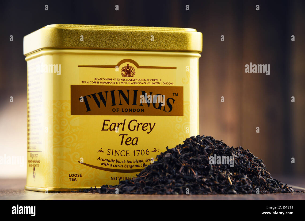 POZNAN, POLAND - MAR 31, 2017: Twinings is an English marketer of tea ...