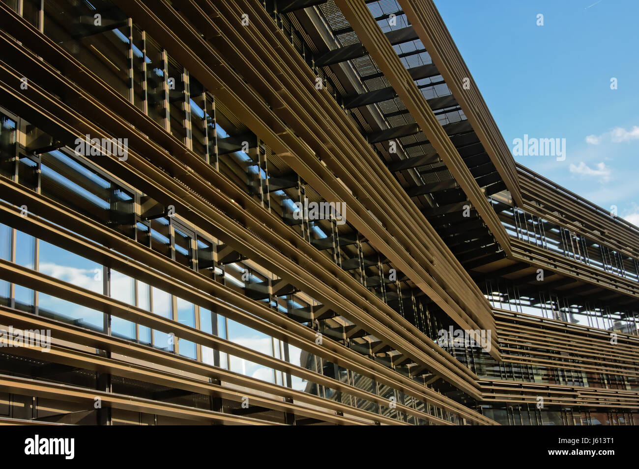 The new city library of Ghent, Flanders, designed by architects Coussée ...