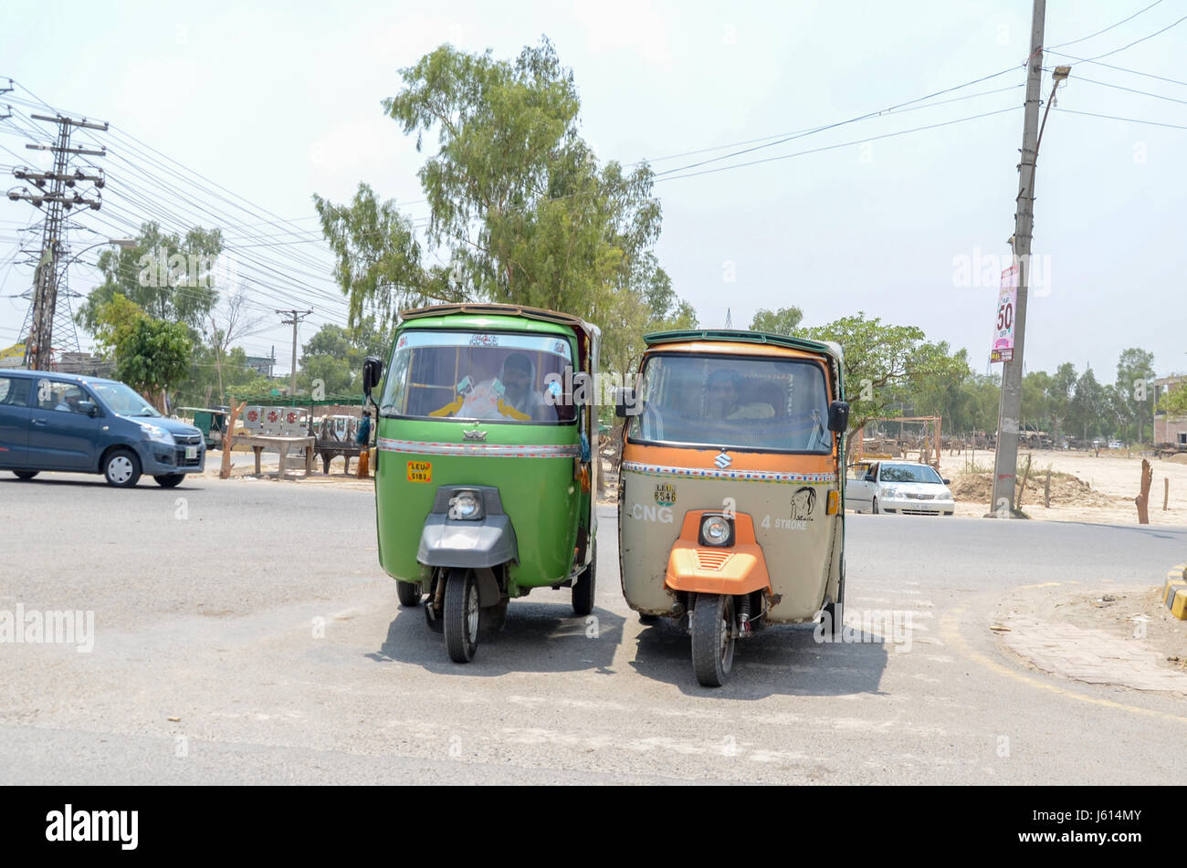 Rikshaw in Pakistan, Lahore Stock Photo - Alamy