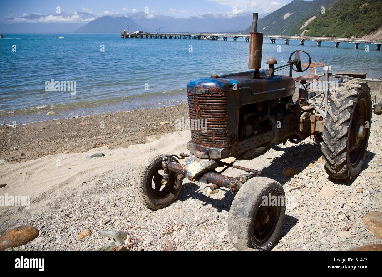Jackson Bay New Zealand South Island West Coast Stock Photo - Alamy