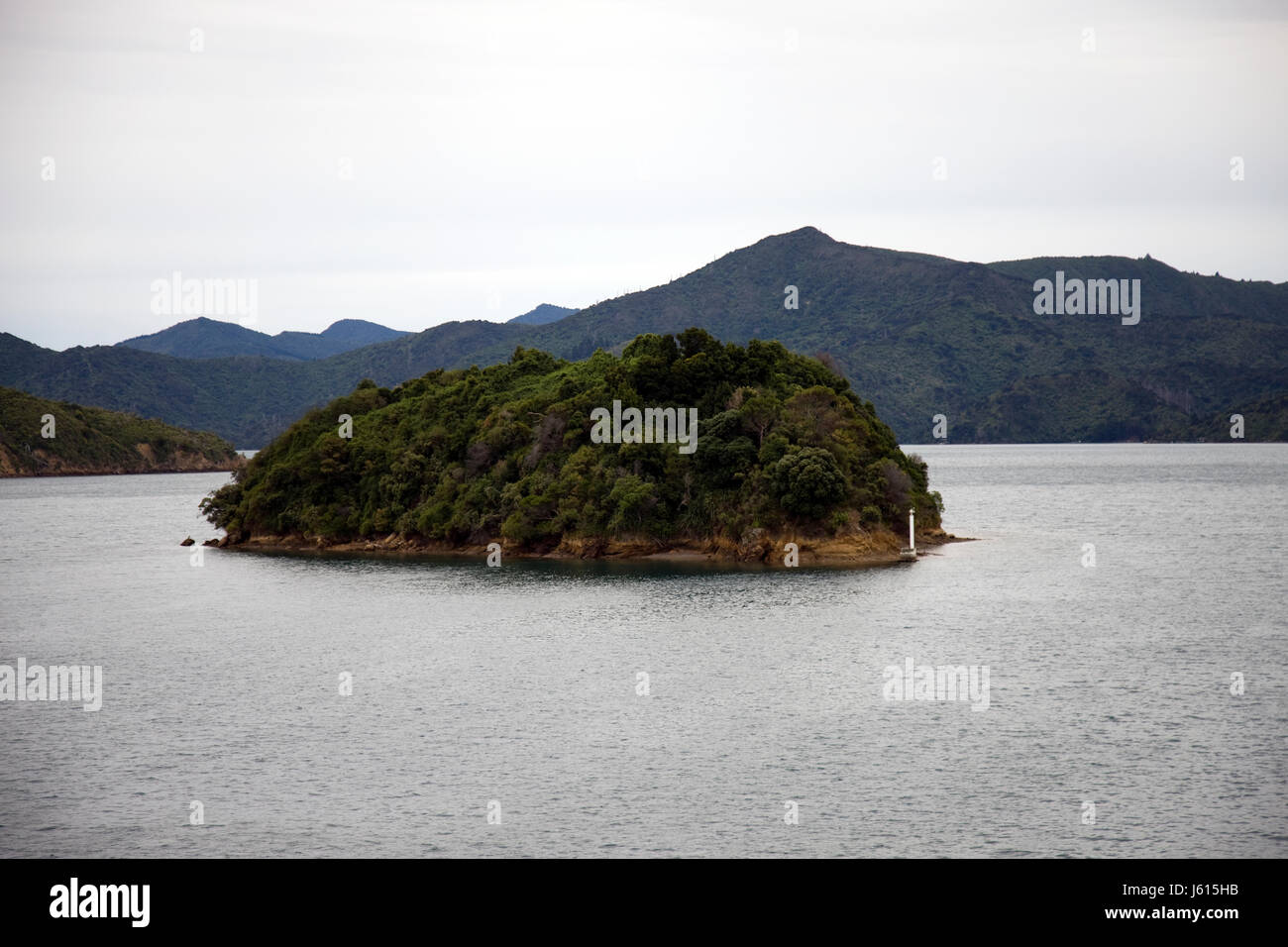 Ferry View Picton New Zealand to South Island Stock Photo - Alamy