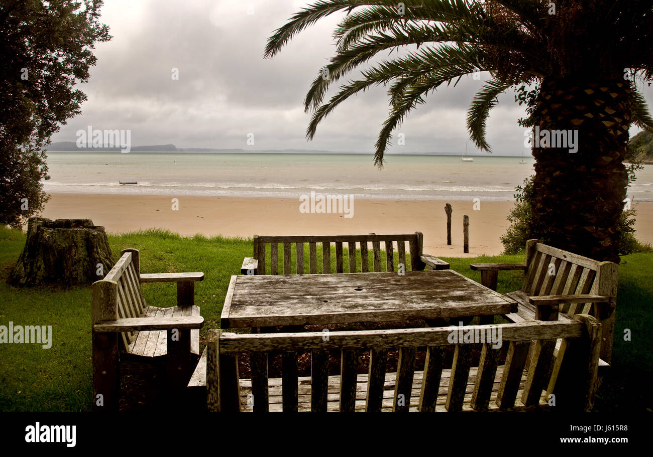 Stanmore Bay New Zealand beach front town Stock Photo - Alamy
