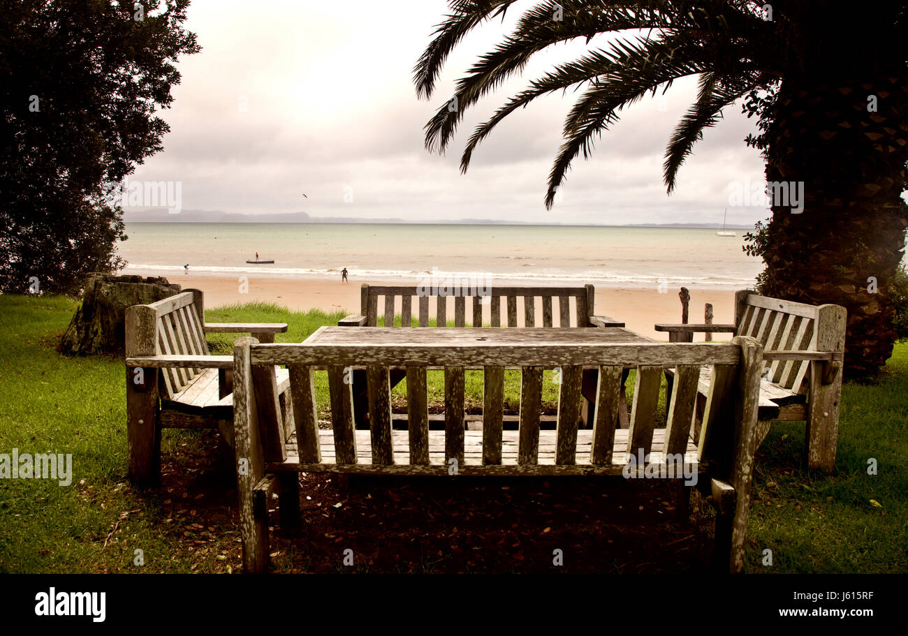 Stanmore Bay New Zealand beach front town Stock Photo - Alamy