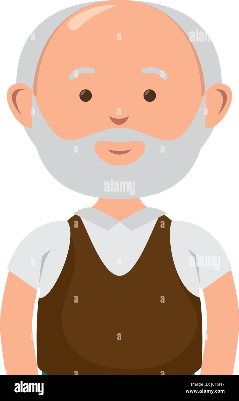 old man avatar character Stock Vector Image & Art - Alamy