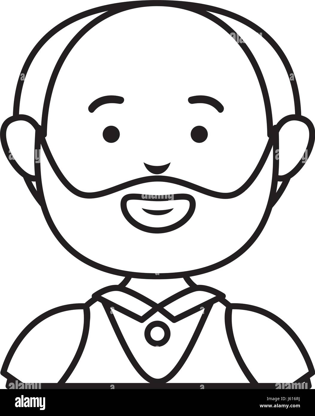 old man avatar character Stock Vector Image & Art - Alamy